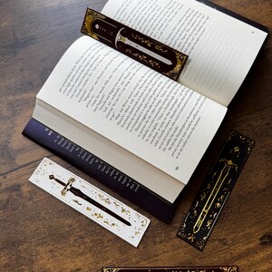 Elven Blades Bookmark Set – Enchanted Fantasy Sword Bookmarks With ...