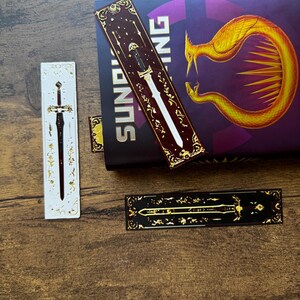 Elven Blades Bookmark Set – Enchanted Fantasy Sword Bookmarks With ...