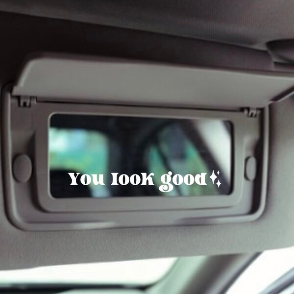 You Look Good Mirror Sticker - Etsy