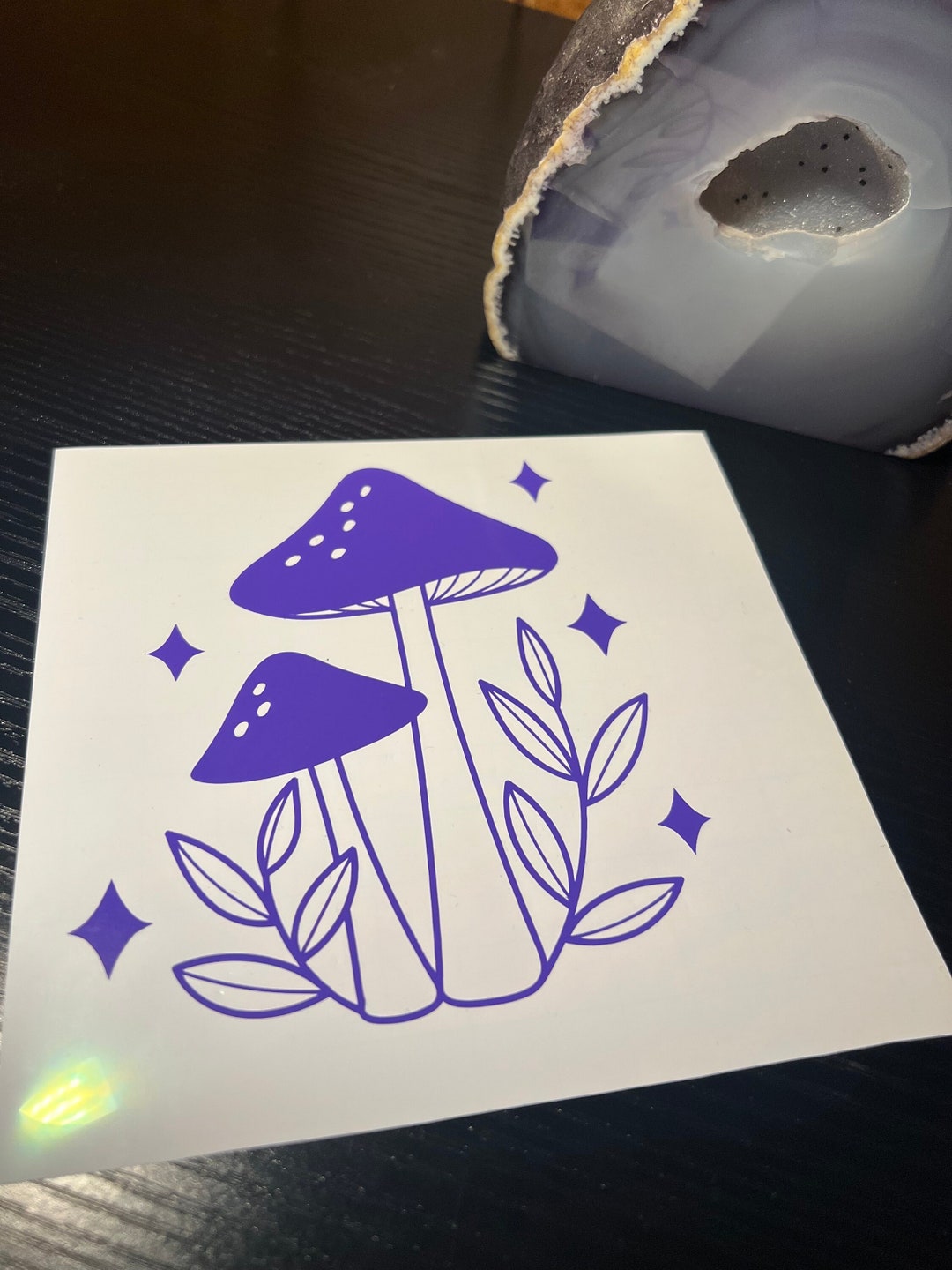 Boho Mushroom Car Decal, Mushroom Decal, Car Sticker, Mushroom, Boho ...