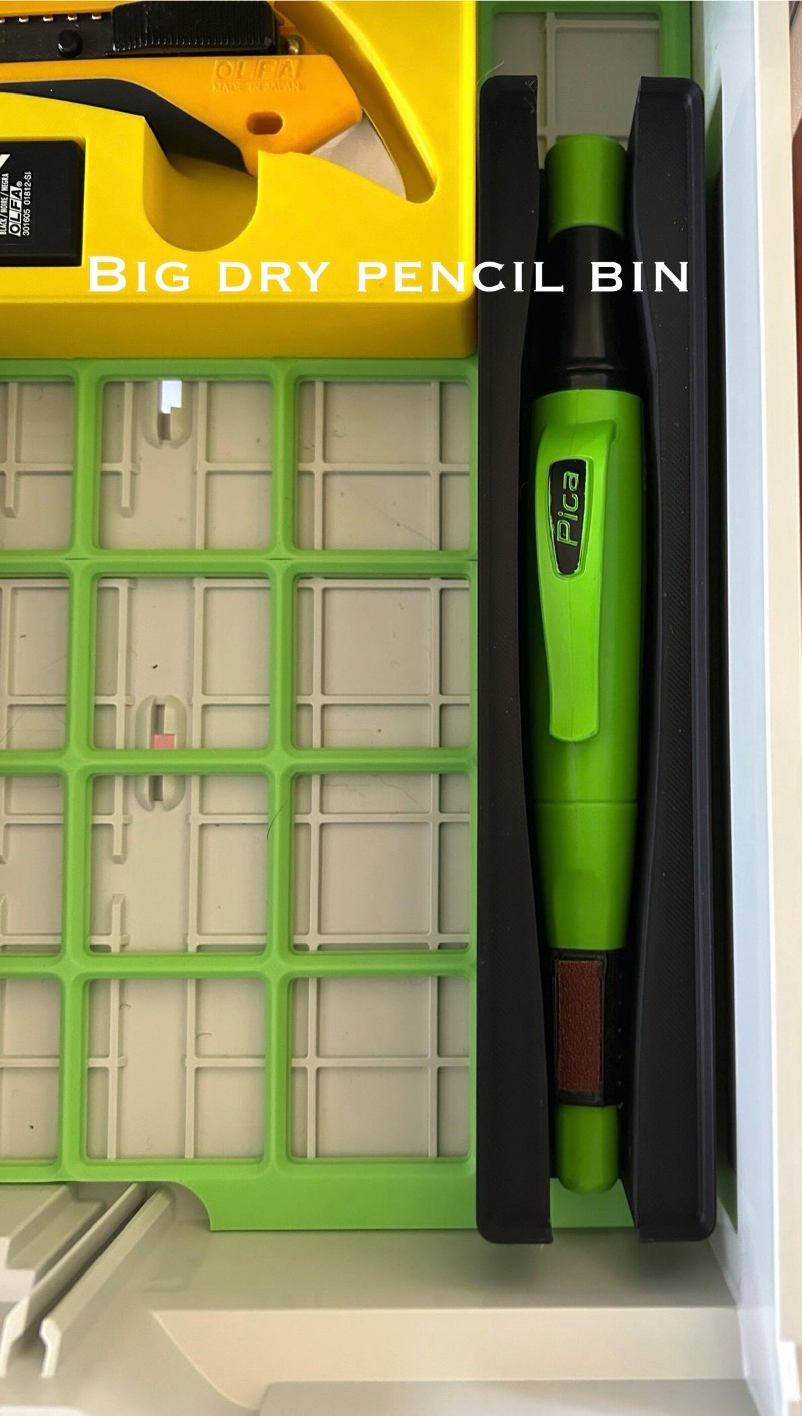 Pica Dry Pencils and Markers Gridfinity Storage Bins – 3D Printed ...