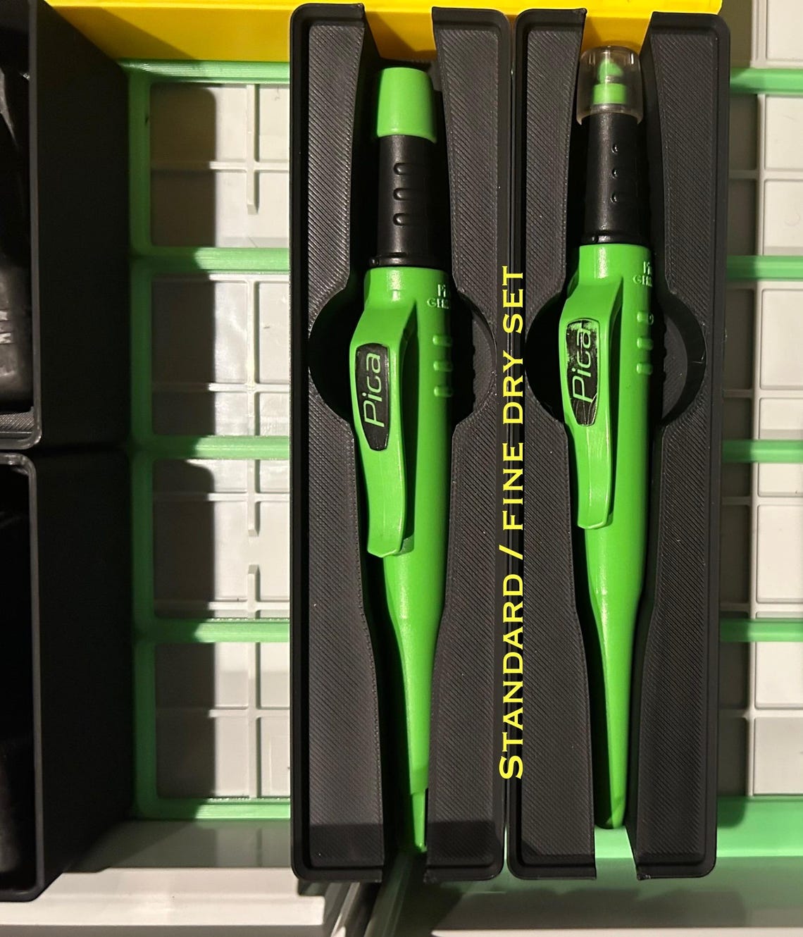 Pica Dry Pencils and Markers Gridfinity Storage Bins – 3D Printed ...