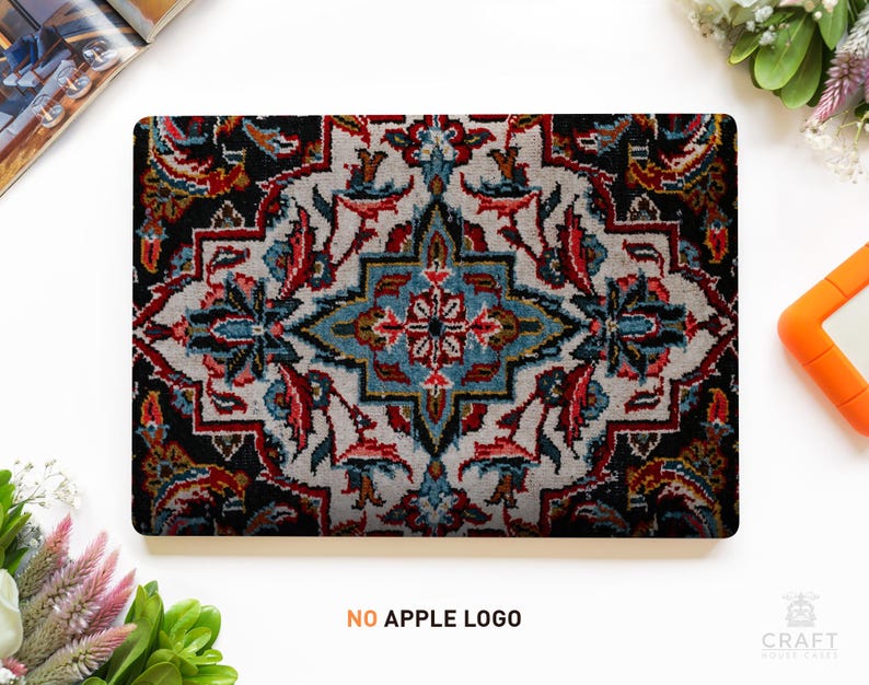 Persian Rug Pattern MacBook Case, Protective Plastic Shell - Etsy