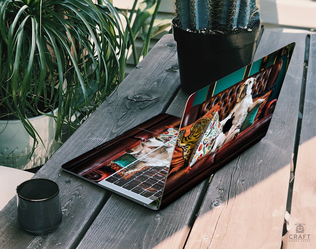 Bossy Dog MacBook Skin for Pro 14 M3 A2779 Cute Dog MacBook Decals for ...