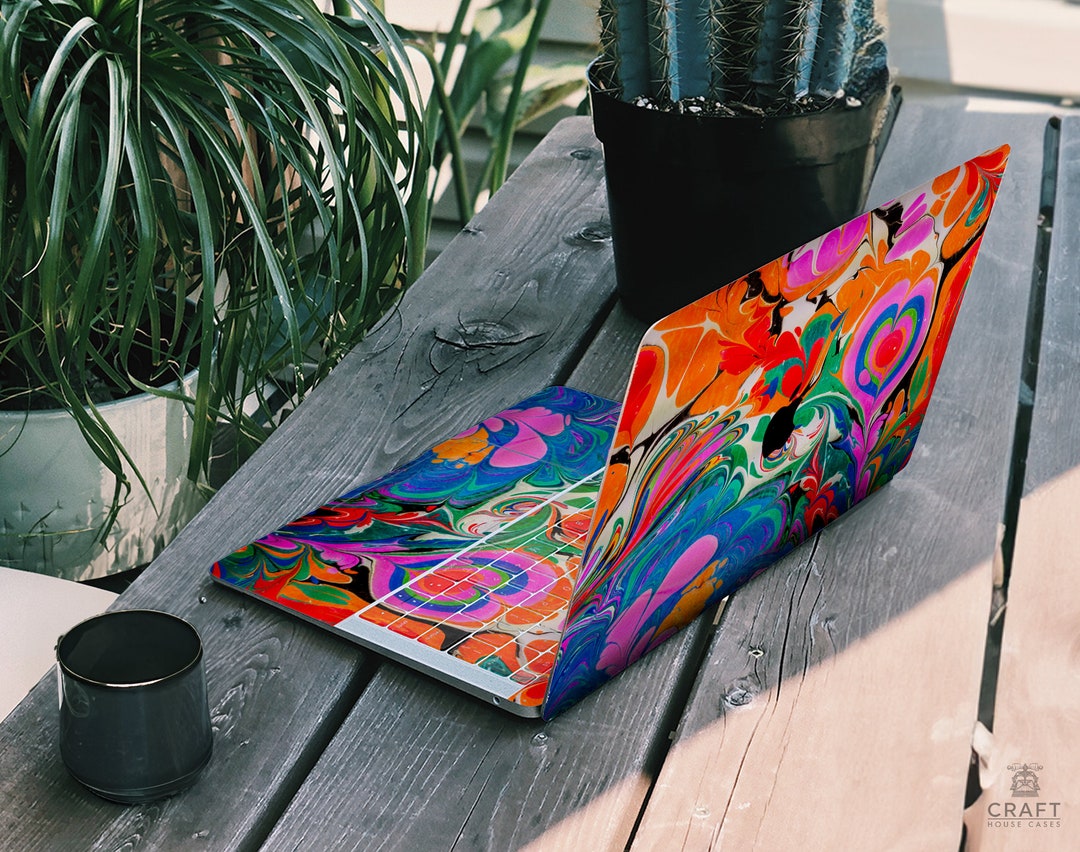 Rainbow Mist MacBook Skin for M2 Pro 13inch A2338 Art MacBook Cover for ...