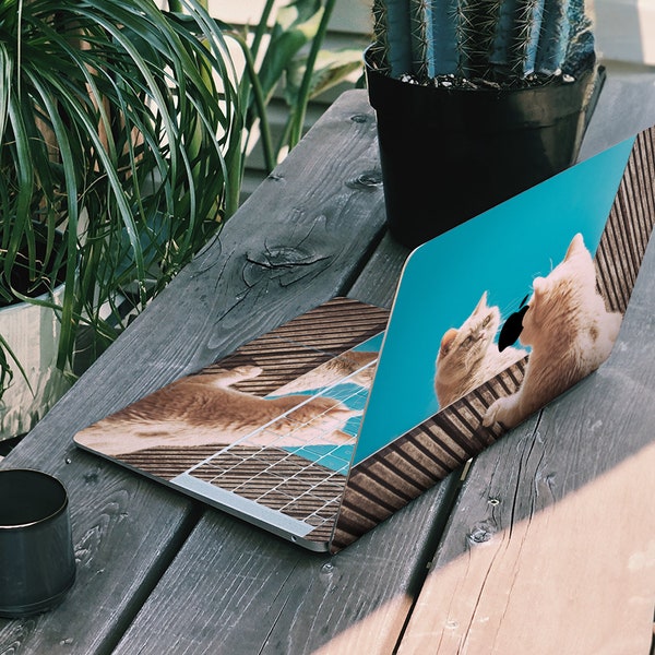 MacBook Pro Cat Stickers - Etsy