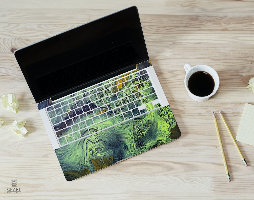 Emerald Stone Emulation MacBook Decal for Pro 16 A2141 Green Marble ...