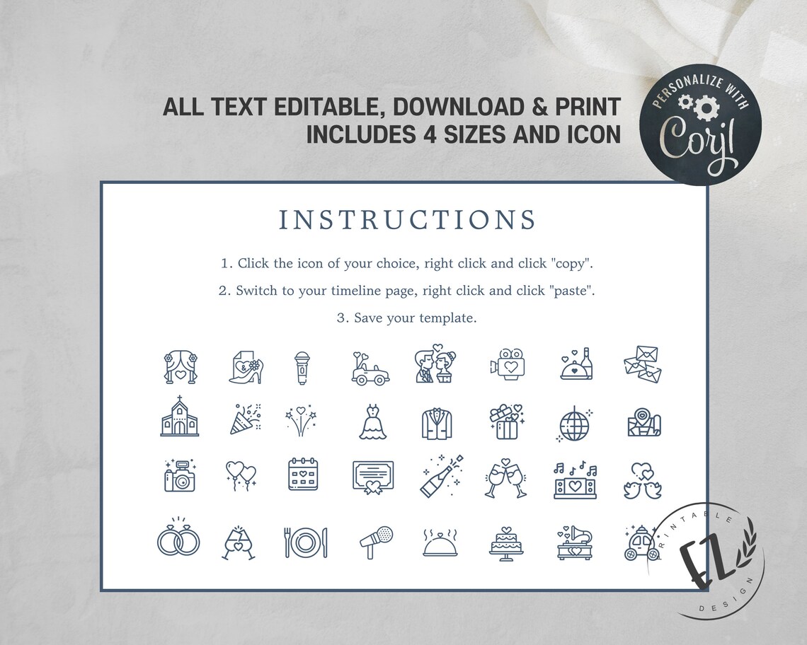 Wedding Timeline Sign Navy Blue and Blush Pink Floral Sign - Etsy