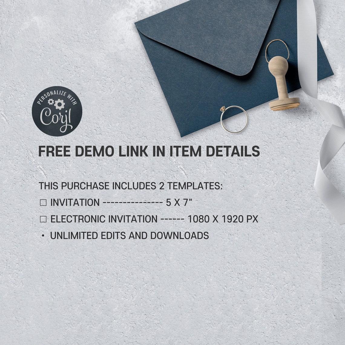 Save the Date Template With Digital Save the Date Editable - Etsy