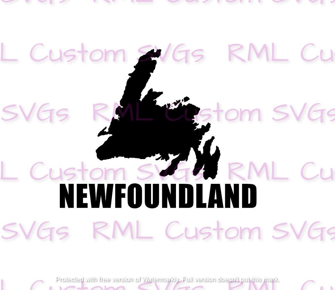 Newfoundland NFLD SVG - Etsy