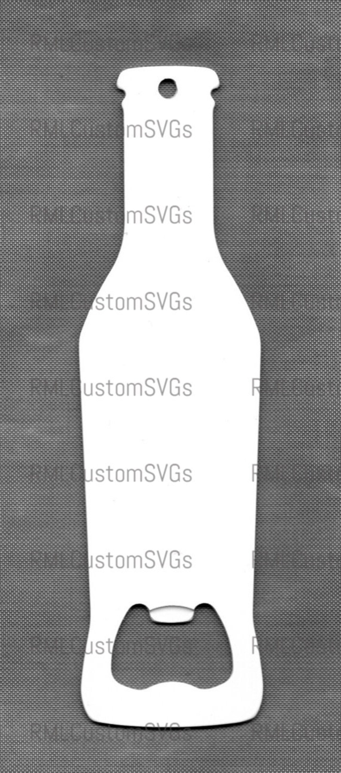 Bottle Shaped Bottle Opener Template SVG Sublimation - Etsy