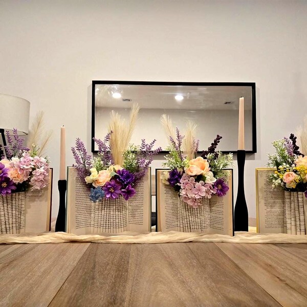 Book Folding Vases - Etsy