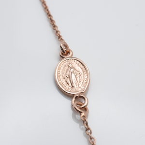 14K Solid Gold Rosary , 14K Gold Beaded Rosary , Fine Rosary Beaded ...