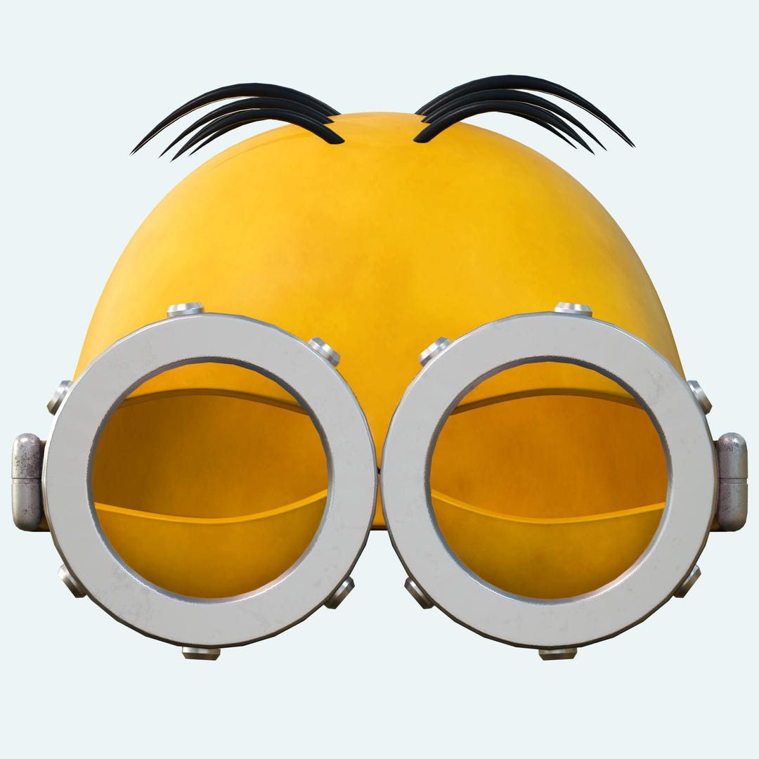 Minion Cosplay Mask 3D STL File for 3D Printing - Etsy