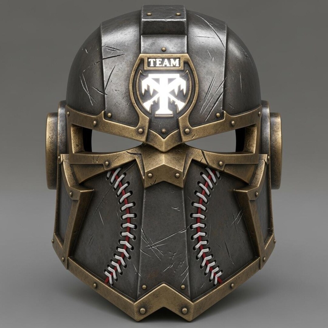 Grimforge MLB Crusader Mask 3D STL File for 3D Printing - Etsy