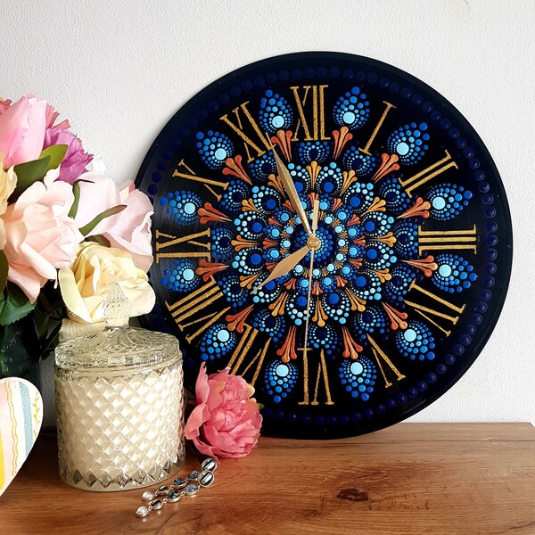 Mandala Clock - Etsy