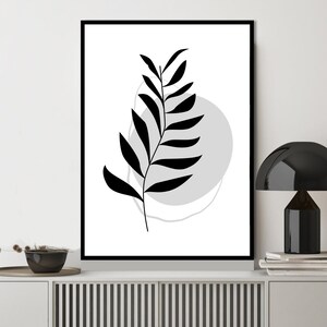 Printable Black and White Wall Art Prints Download Abstract Digital ...