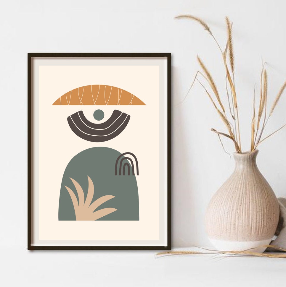 Boho Wall Decor Boho Art Set of 6 Prints Boho Wall Art Gallery | Etsy