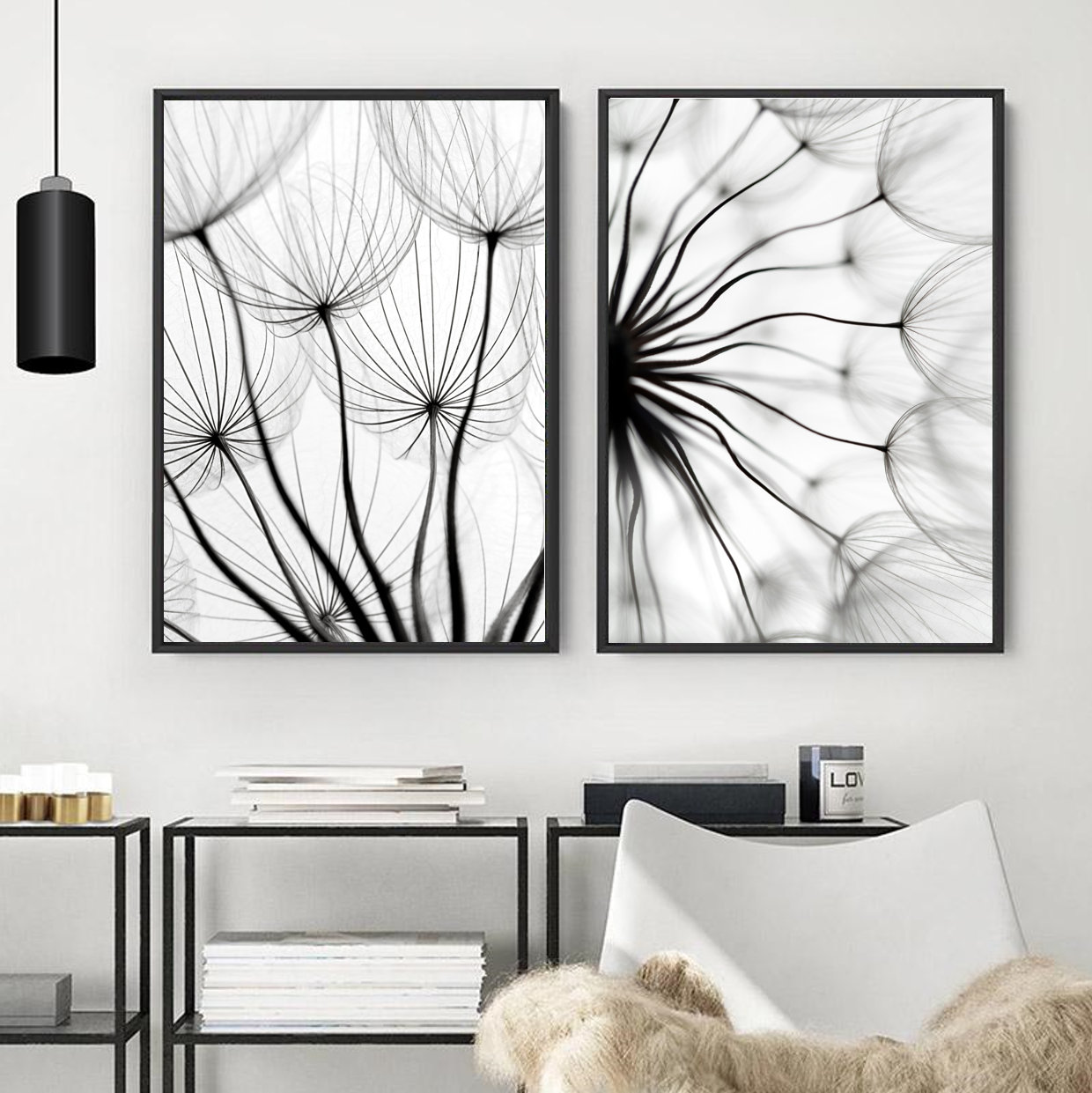 Black and White Wall Art Download Black and White Poster | Etsy