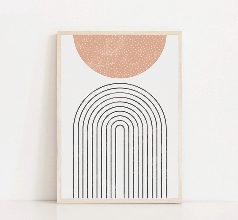 Printable Boho Wall Decor Prints Gallery Wall Art Set Abstract Wall Art ...