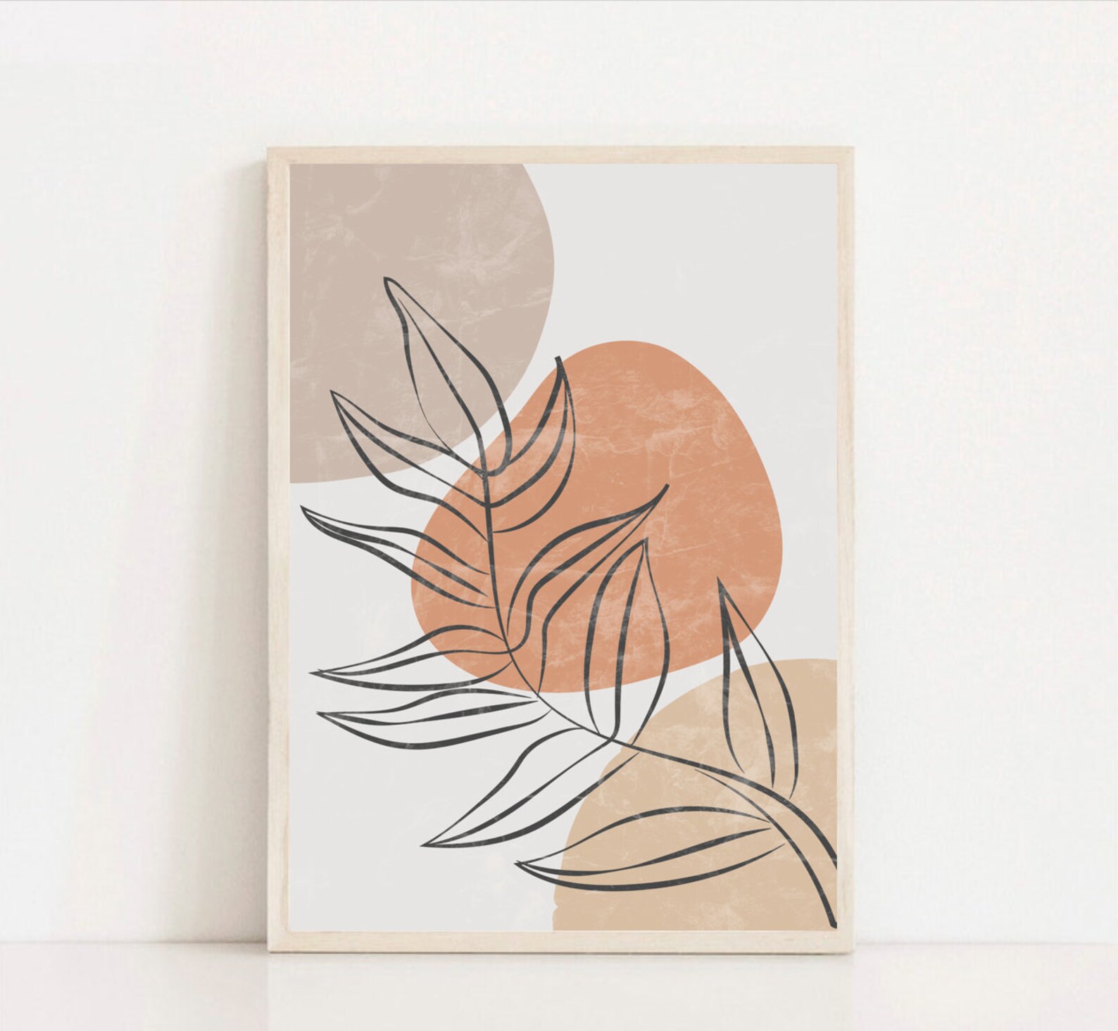 Boho Wall Art Prints Set of 3 Abstract Gallery Wall Set - Etsy