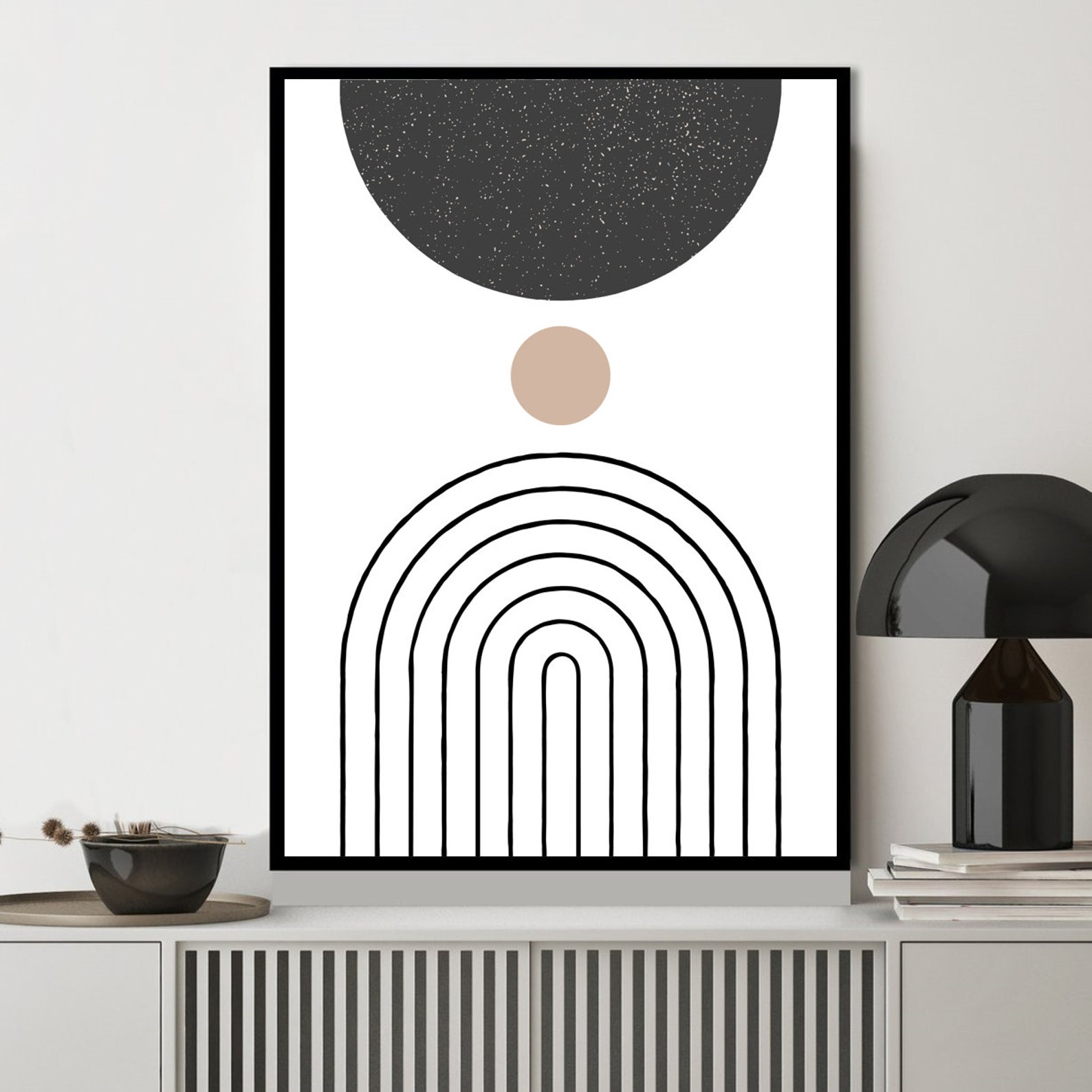 Black and White Printable Wall Art Set of 2 Prints Download - Etsy