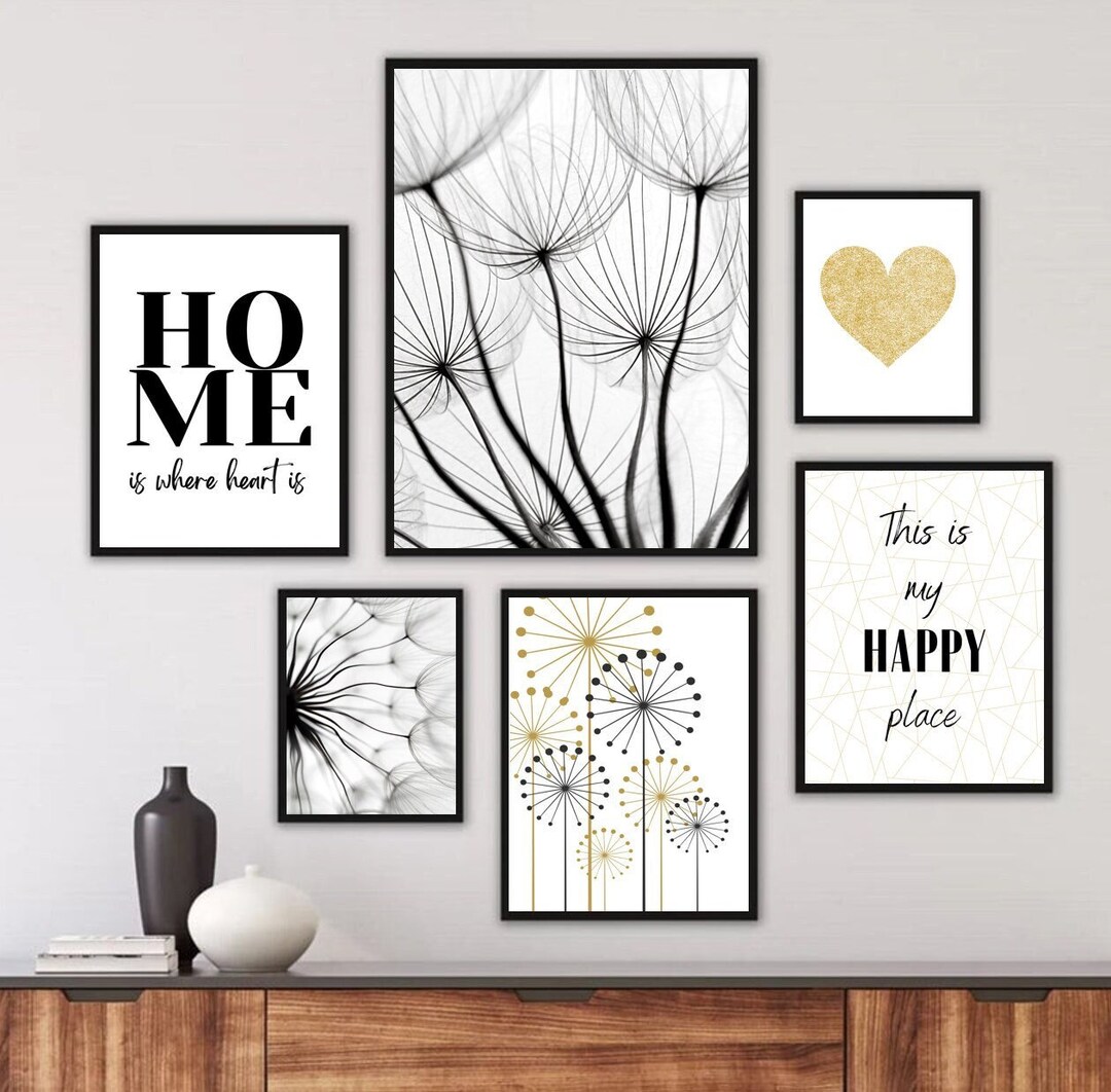 Black and White Wall Art Download Black and White Poster Prints for ...