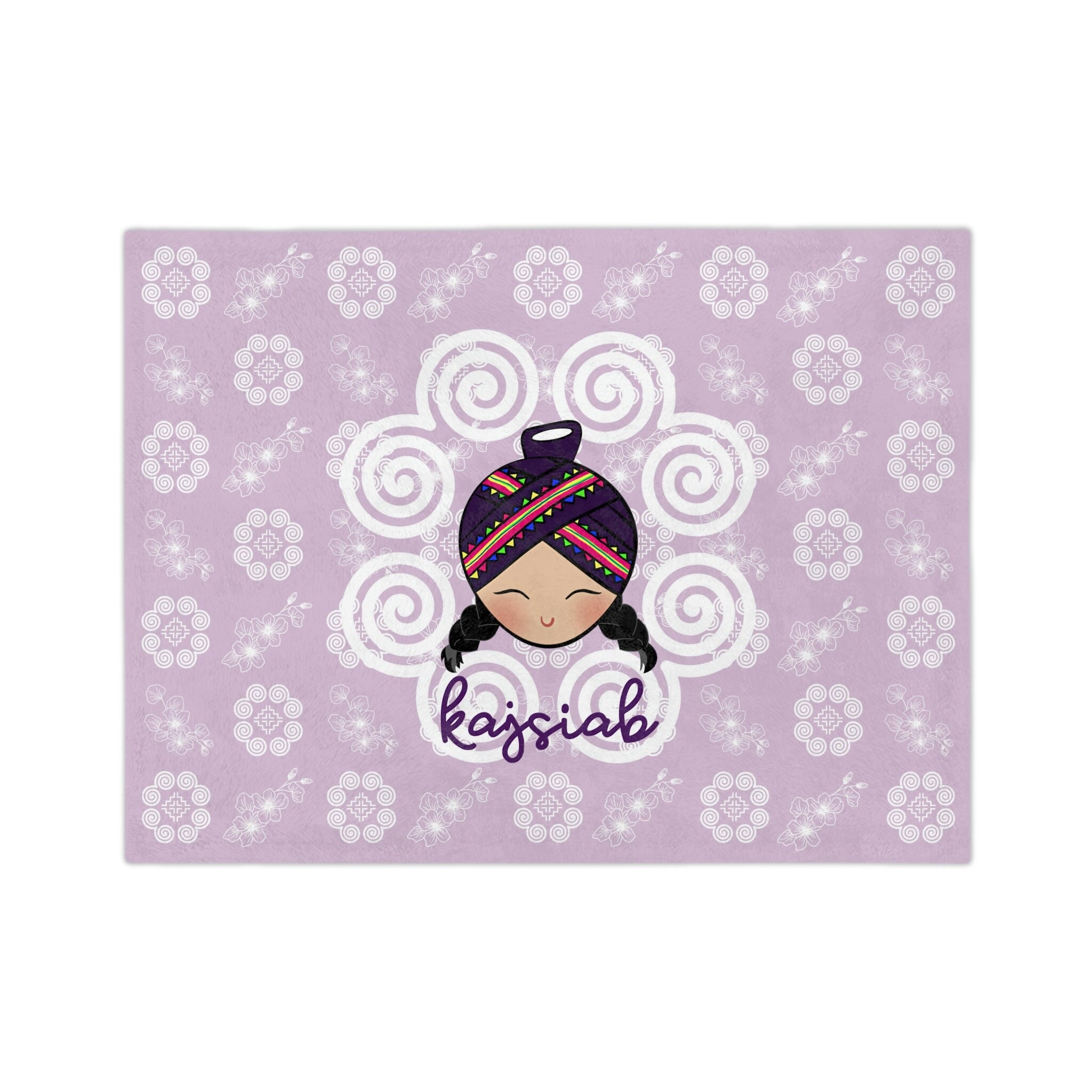 Create Your Own Hmong Qwj Floral Dolls Blanket Perfect Gift for New ...