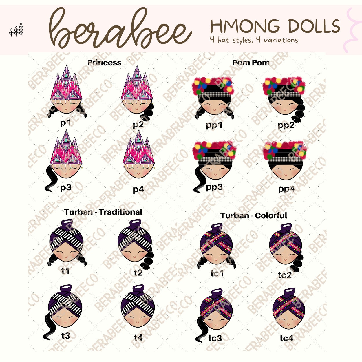 Create Your Own Hmong Qwj Floral Dolls Blanket Perfect Gift for New ...