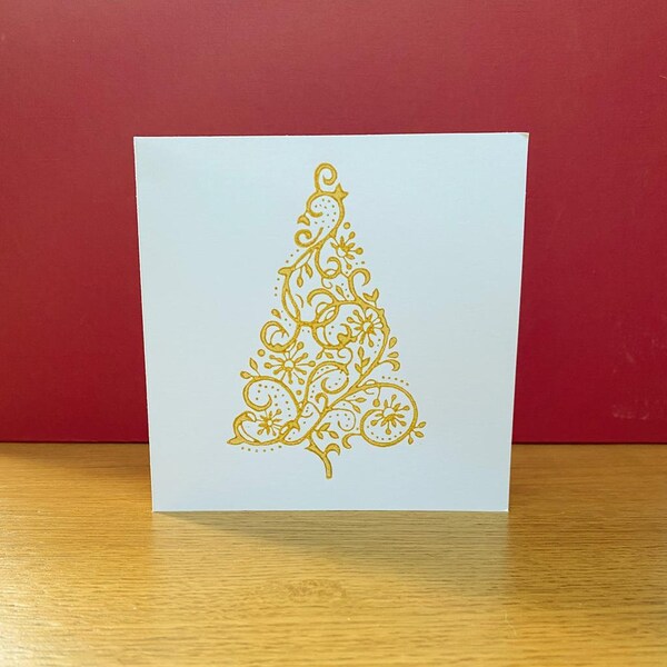 Christmas Cards Block Print - Etsy UK