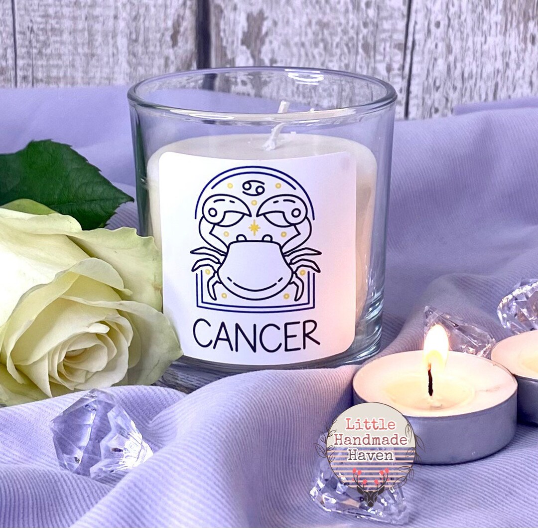 Cancer Zodiac Horoscope Star Sign Astrology Candle. Gift - Etsy