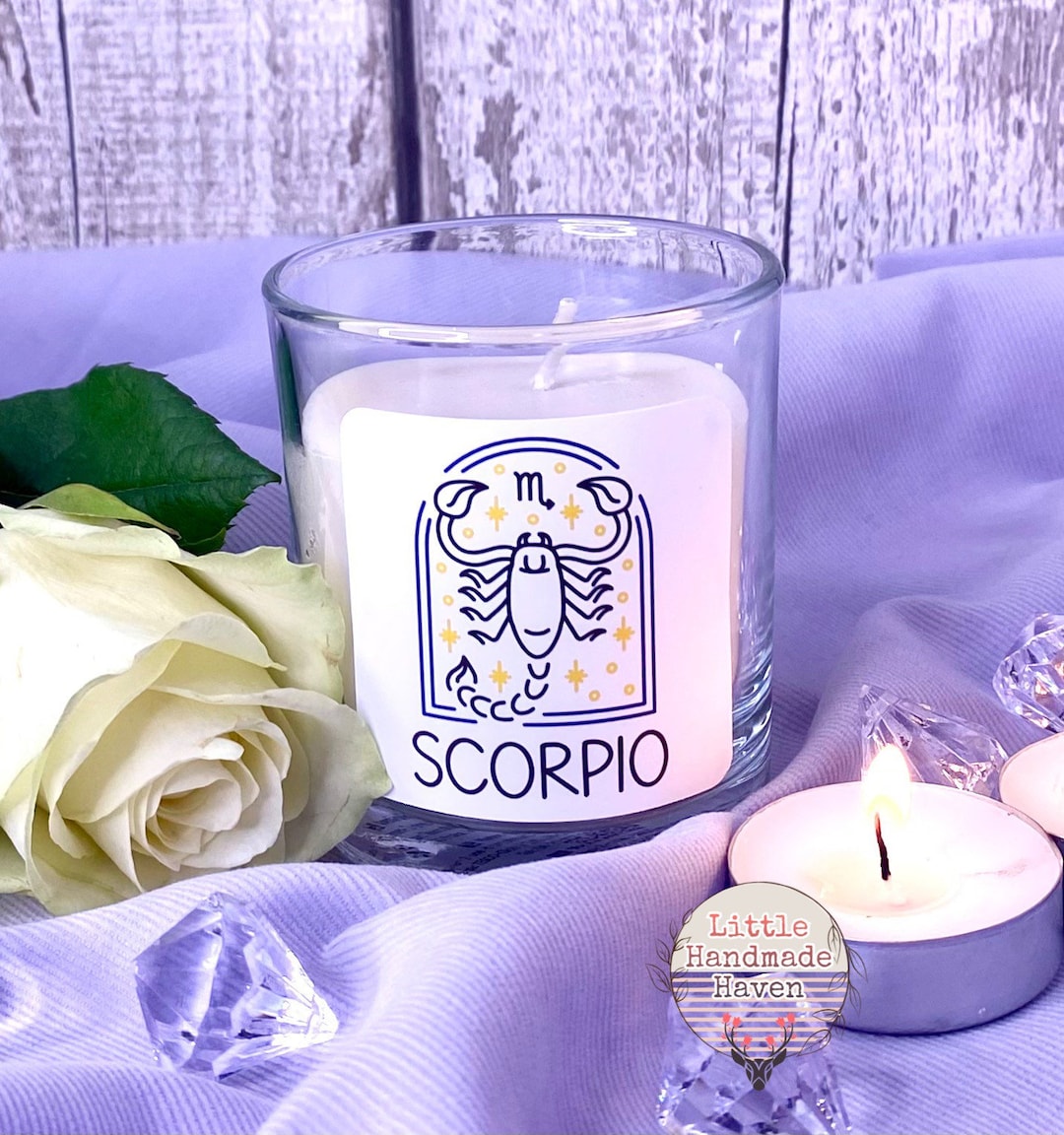 Scorpio Zodiac Horoscope Star Sign Astrology Candle. Gift Present. Gift ...
