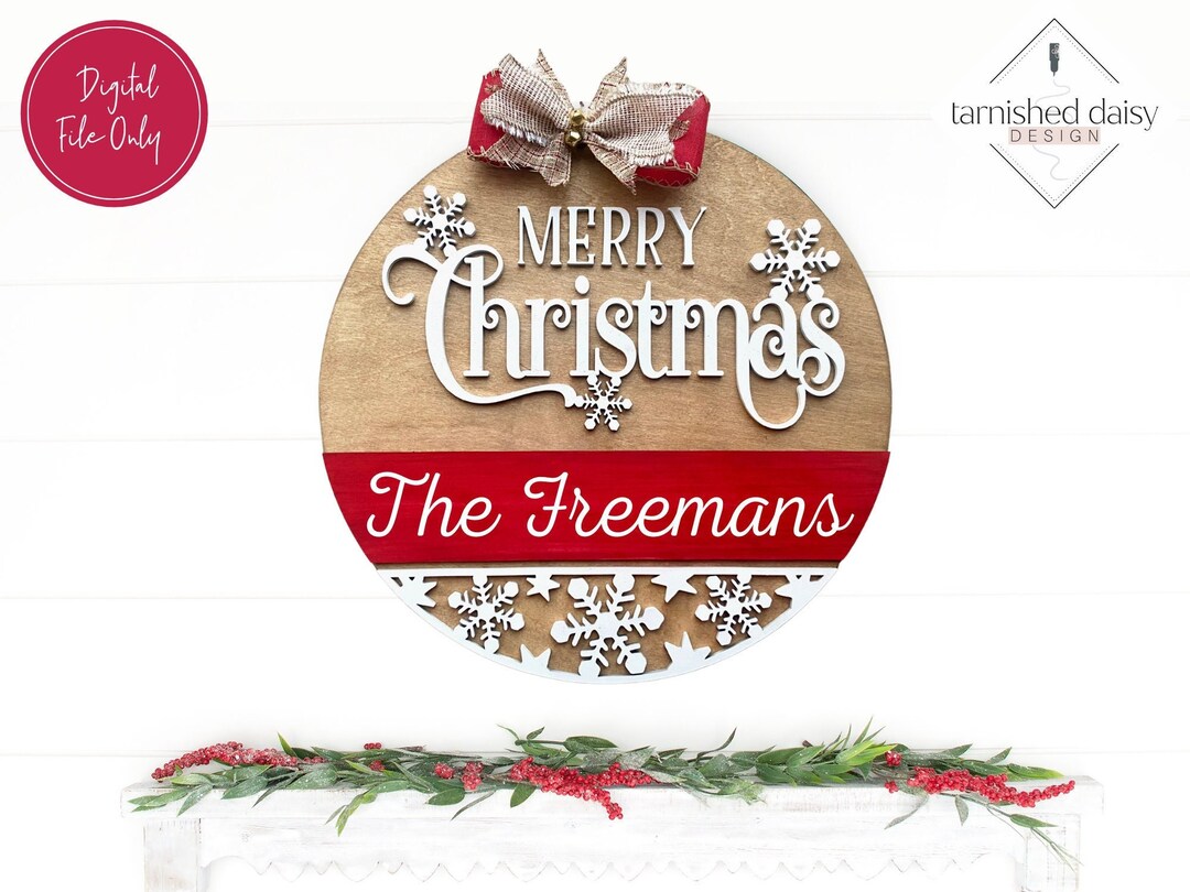 Christmas Glowforge Svg, Merry Christmas Svg, Snowflake Svg, Christmas ...