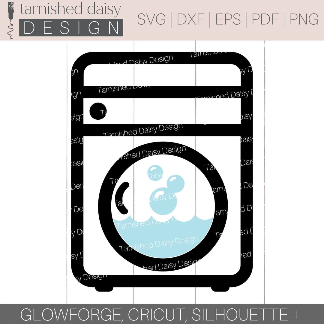 Washing Machine SVG, Laundry Room Svg, Bubbles Svg, Laundry Sign Svg ...