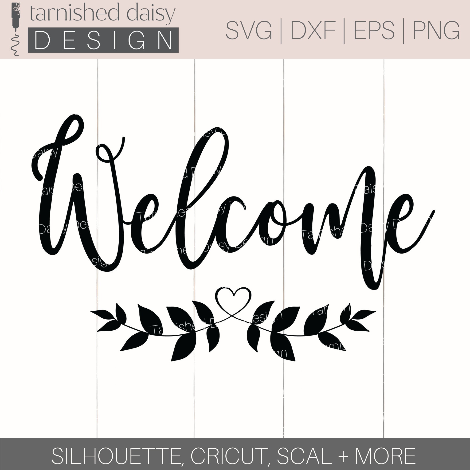 Welcome Svg Front Porch Svg Front Door Svg Round Sign Svg - Etsy