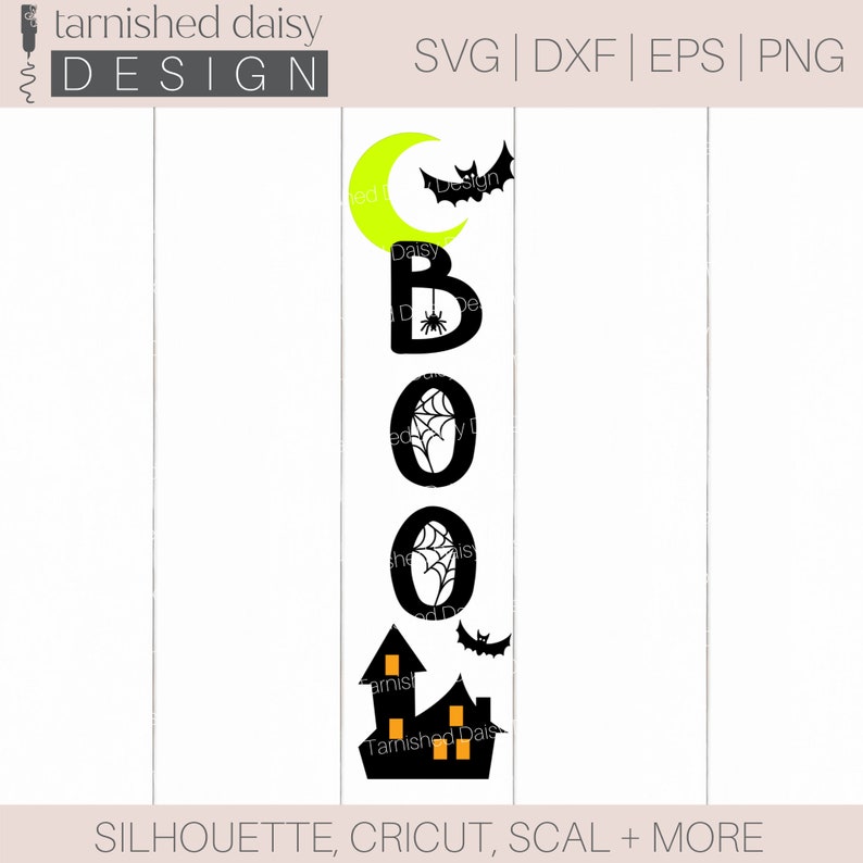 BOO Svg Ghost Svg Halloween Svg Wood Sign Svg Fall Svg - Etsy