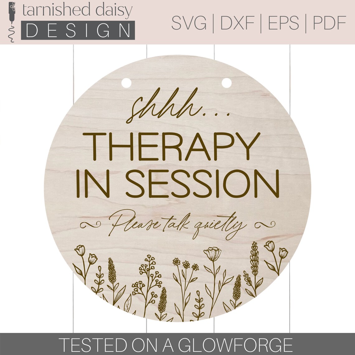 In Session Sign Svg, Therapy in Session Svg, in Session Sign for ...