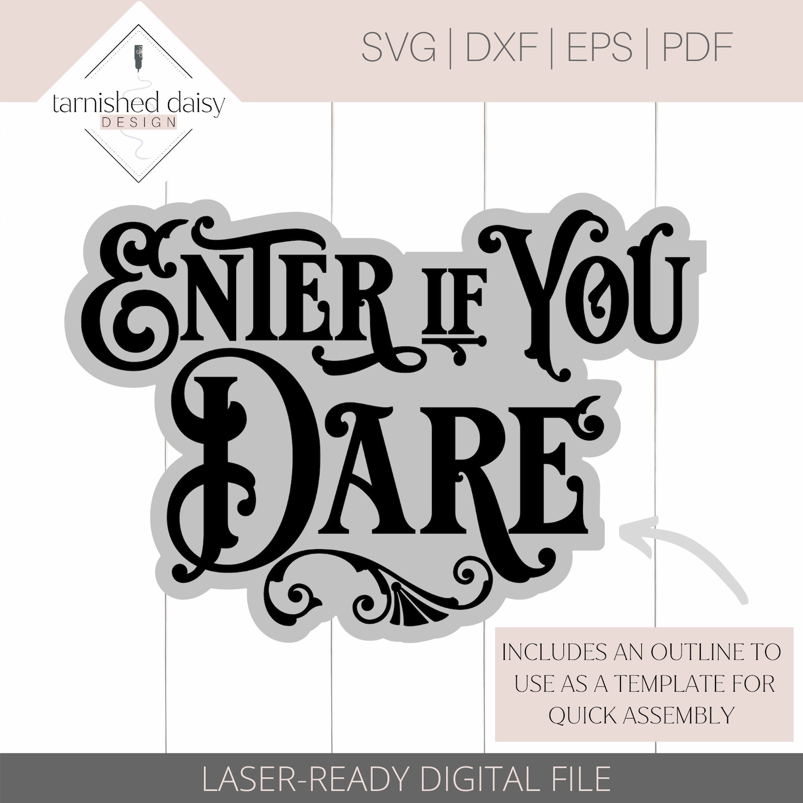 Enter If You Dare Svg, Halloween Svg, Door Hanger Svg, Front Door Svg ...