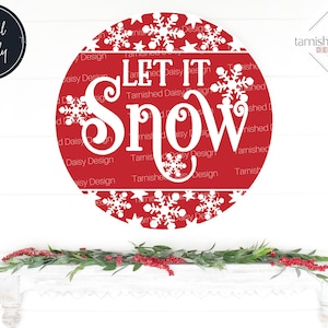 Christmas Glowforge Svg, Let It Snow Svg, Snowflake Svg, Christmas ...