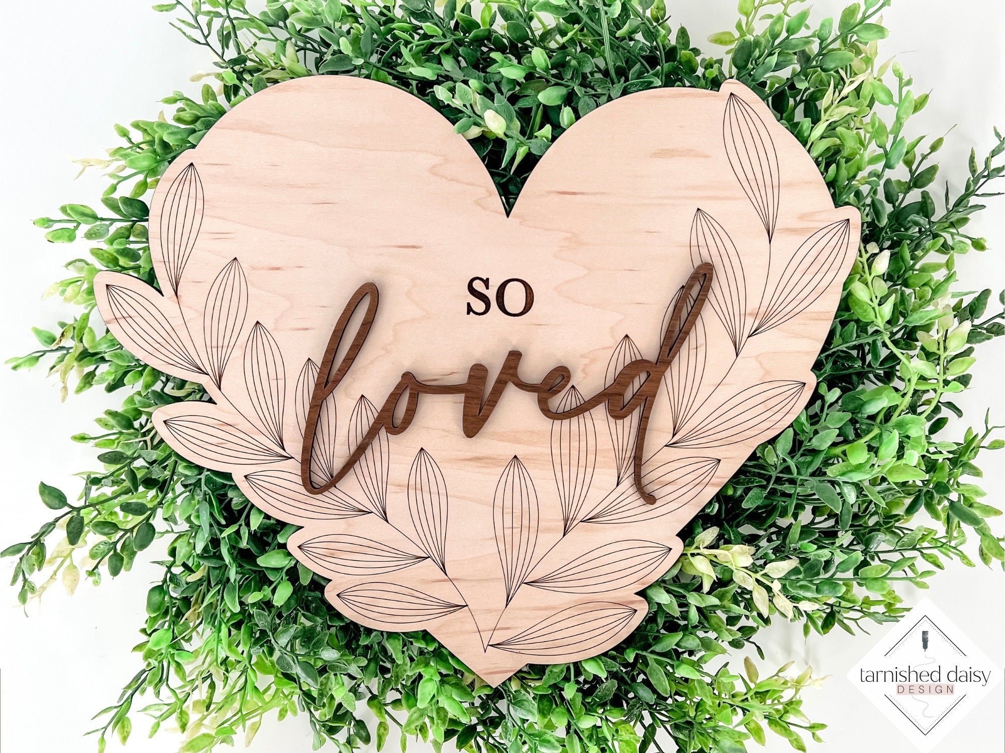 So Loved SVG Valentine Svg Love Svg Wood Sign SVG for - Etsy