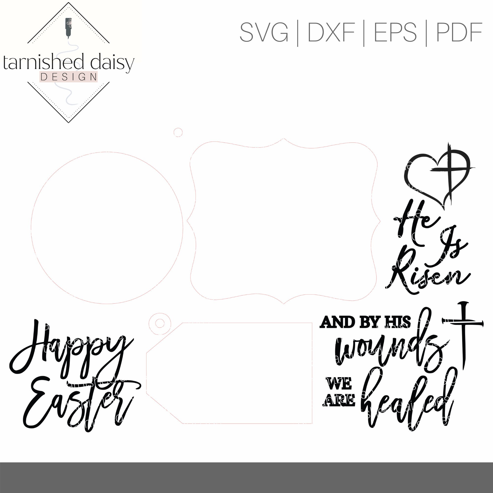Easter Tiered Tray File SVG Tiered Tray Cut File for - Etsy