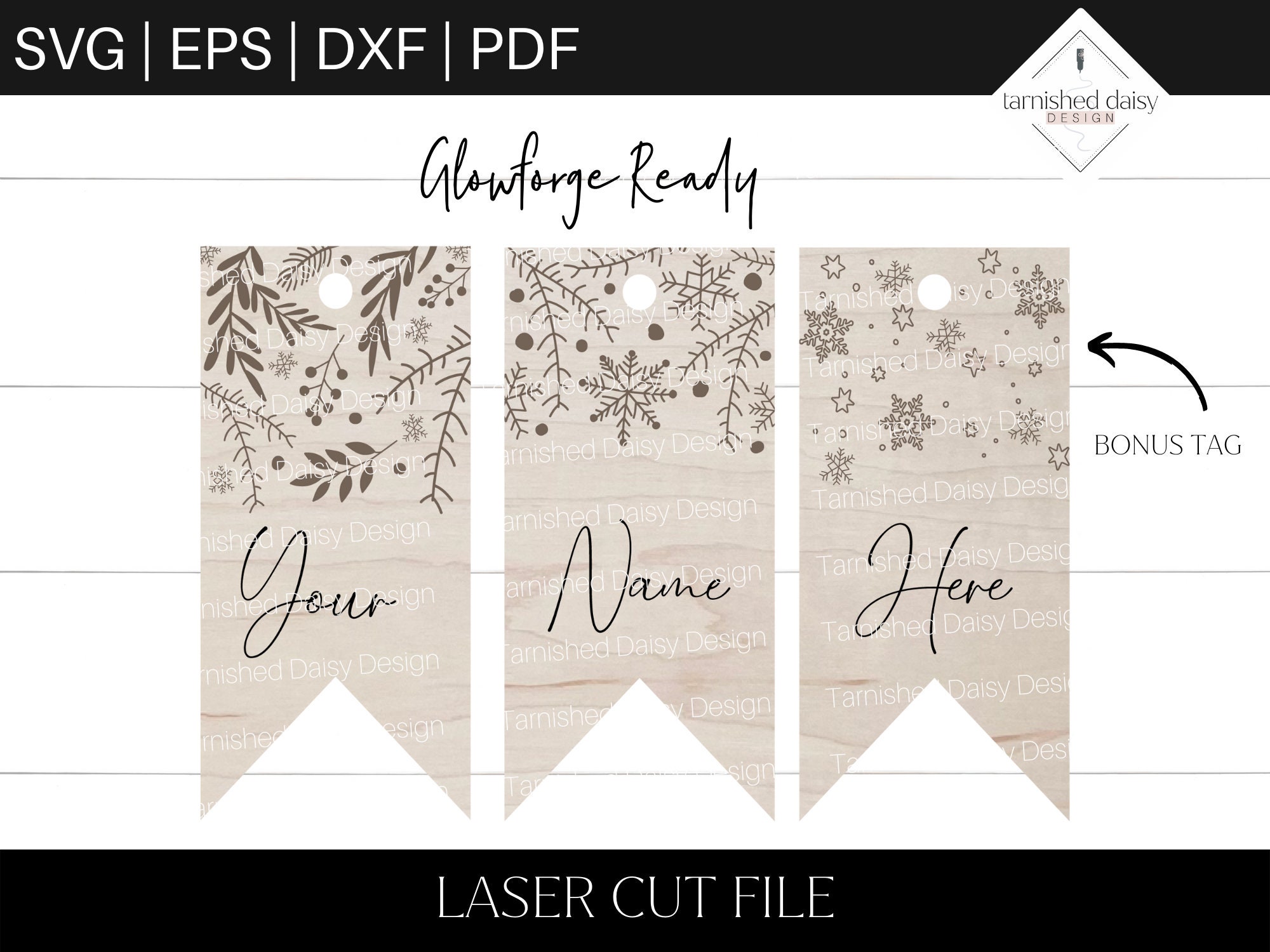 Stocking Tags Svg Stocking Tags Laser Cut File Stocking Tags - Etsy