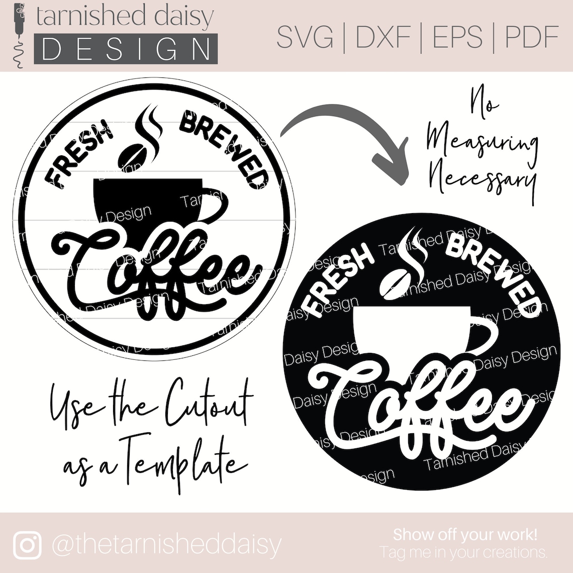 Coffee Sign Svg Fresh Brewed Coffee Svg Coffee Bar Sign Svg | Etsy