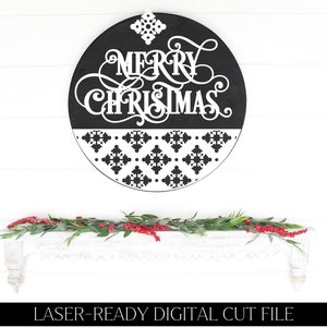 Christmas Glowforge Svg, Merry Christmas Svg, Christmas Welcome Sign ...