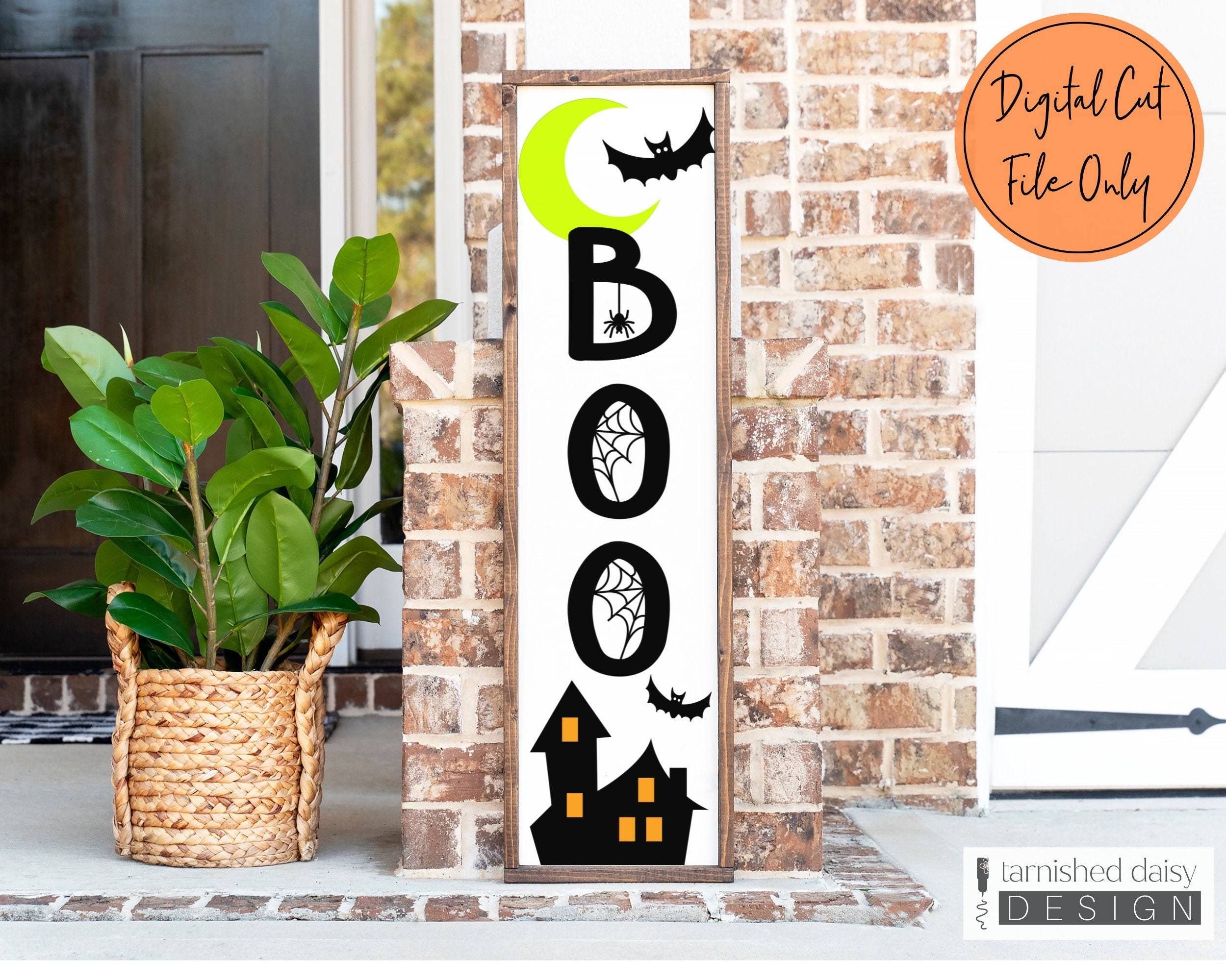 BOO Svg Ghost Svg Halloween Svg Wood Sign Svg Fall Svg - Etsy