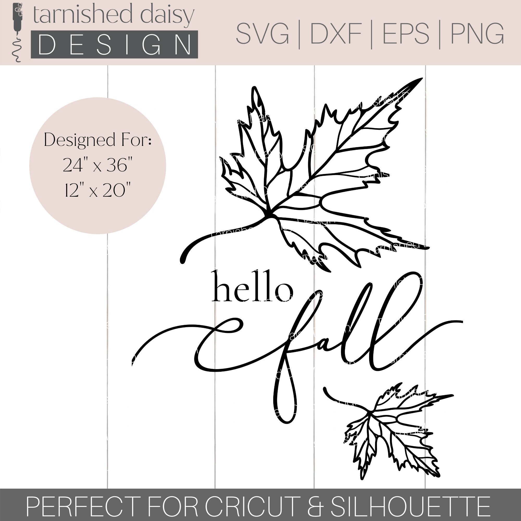 Hello Fall Svg, Fall Sign Svg, Fall Svg, Autumn Svg, Fall Leaf Svg ...