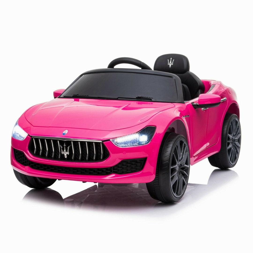 12V Kids Ride on Car Maserati Electric Toy Girls I Gift I Pink - Etsy