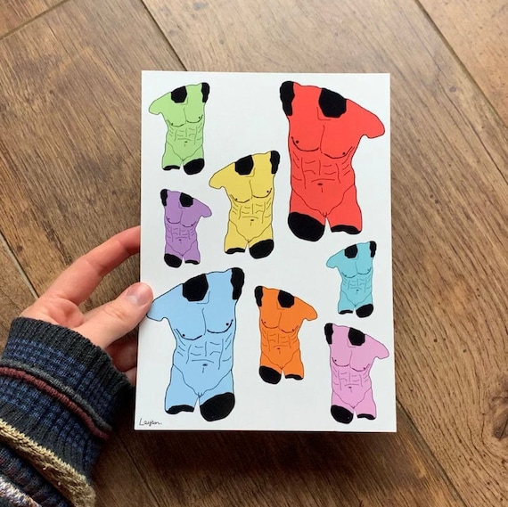 Transgender Ftm Pride Pop Art Hand Drawn Print. Trans Masc & - Etsy ...