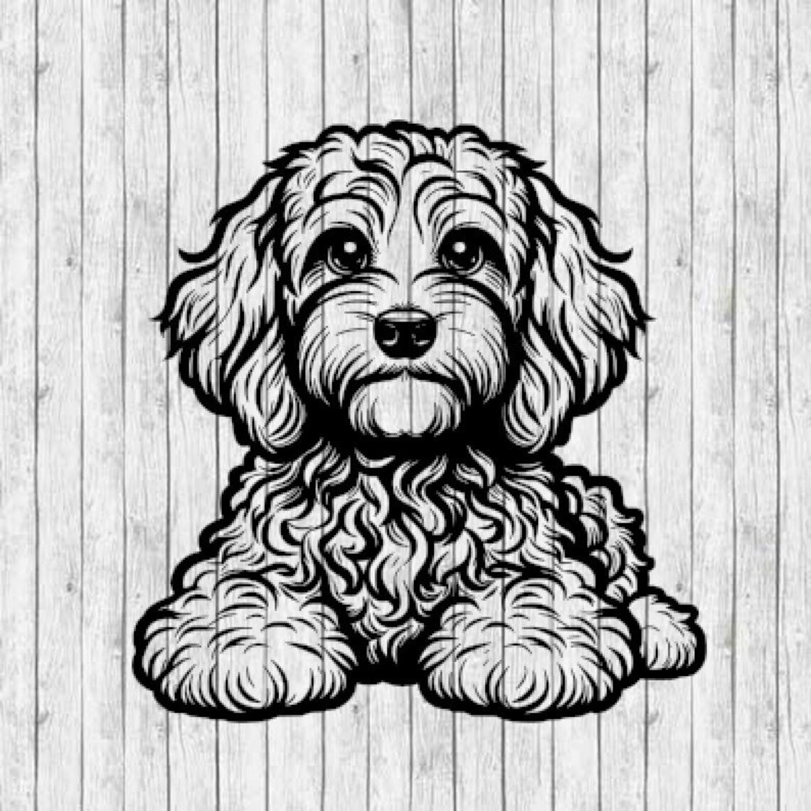 Cute Cockapoo Dog SVG – DIY Craft Cut File - Etsy
