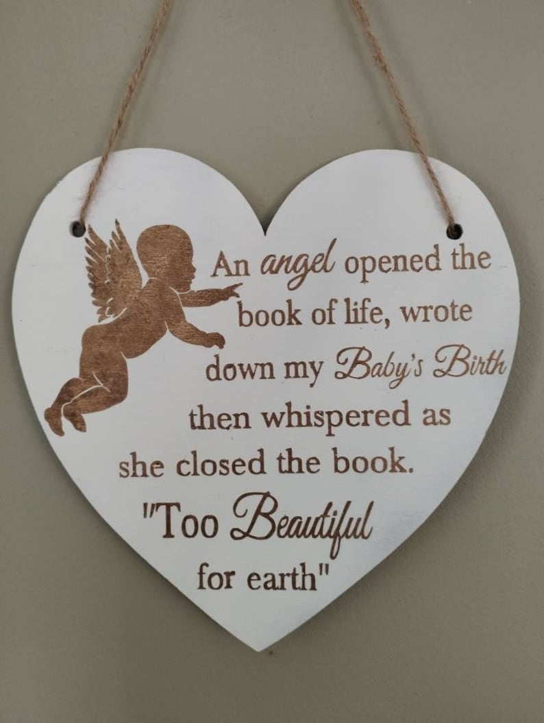 Angel Baby Memorial SVG: Infant Loss Remembrance Design (PDF, SVG) - Etsy